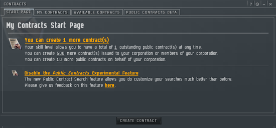 Contracts Improvements | EVE Online