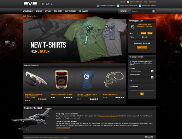 The EVE Store – “Look at all those wonderful toys!” | EVE Online